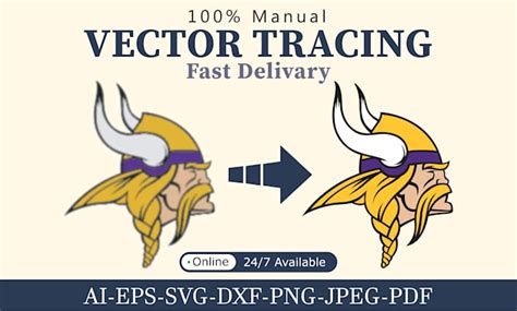 Recreate Manual Vector Tracing From Your Image Or Logo By Nerdypuppet Fiverr