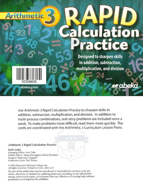 Arithmetic 3 Rapid Calculation Practice 0001 Pdf