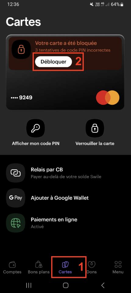 Je Me Suis Trompé 3 Fois De Code Pin Comment Débloquer Ma Carte