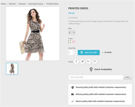 Prestashop Product Availability Check By Zipcode User Manual