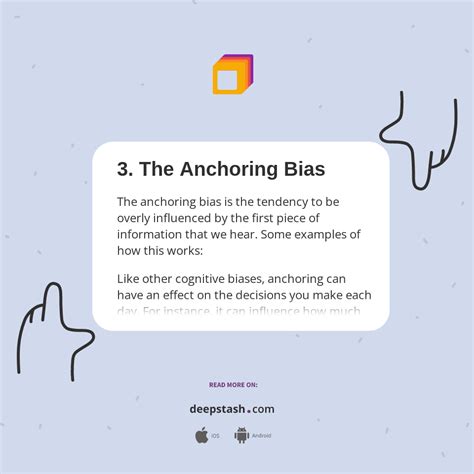 The Anchoring Bias Deepstash