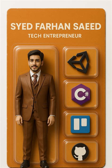 Techentrepreneur Devconsole Unity3d Csharp Trello Github Photoshop Syed Farhan Saeed