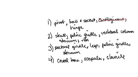SOLVED Choose The Odd One Out In Each Of The Following Pivot Joint Ball And Socket Joint
