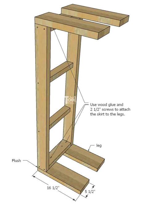 DIY Wood Bench With Back Plans Her Tool Belt