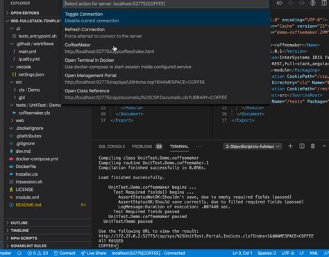 GitHub Intersystems Community Iris Fullstack Template This Template