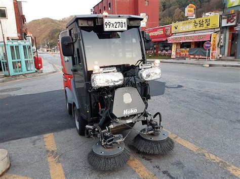 가평군 이면도로까지 청소하는 소형청소차량 본격 가동 한국뉴스타임 Korea News Time