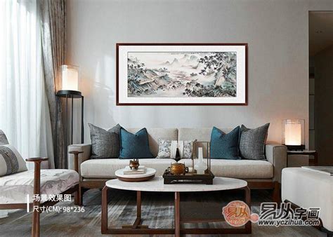 盘点客厅装饰画：山水画更大气 李国胜作品 知乎
