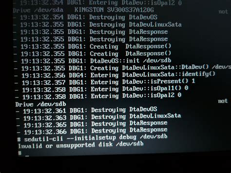 Sandisk X300 Drive Is Unrecognizable · Issue 189 · Drive Trust Alliance Sedutil · Github