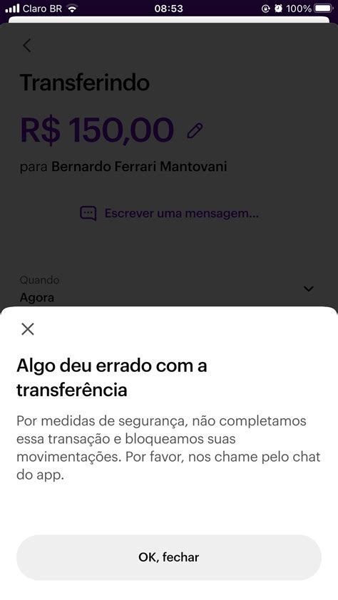 Bloqueado Pix Conta Do Nubank Nucommunity