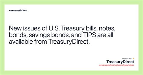 TreasuryDirect AwesomeFinTech Blog