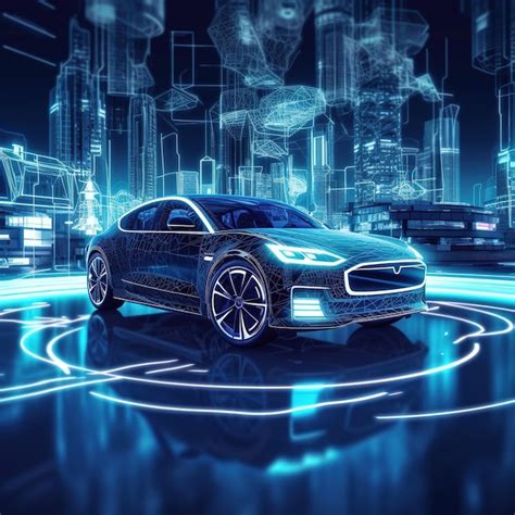 Premium Ai Image Artificial Intelligence Autonomous Car Concept