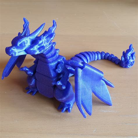3d Printable Mega Charizard X Flexi Articulated Pokémon Print In