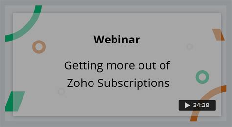 SaaS Hub SaaS Talks And Webinars Zoho Subscriptions