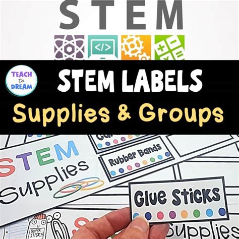 Stem Groups Steam Classroom Supplies Labels Stem Decor Organization