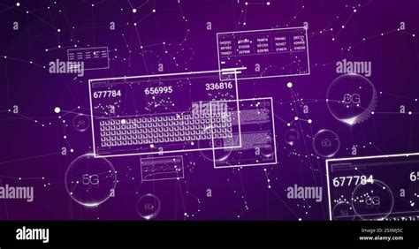 Image Of Digital Data Processing On Screens And 6g 5g Text Over Dark