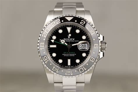 Rolex 126710grnr Gmt Master Ii Bruce Wayne Stainless Steel Oyster Br