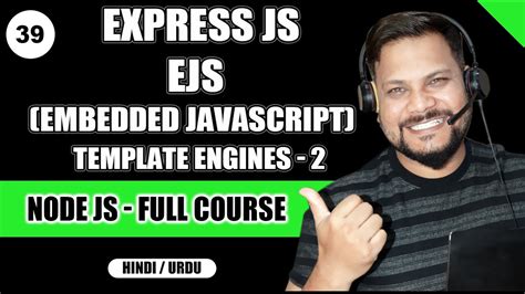 EJS Template Engines Dynamic Web Development 2 Node JS Tutorials