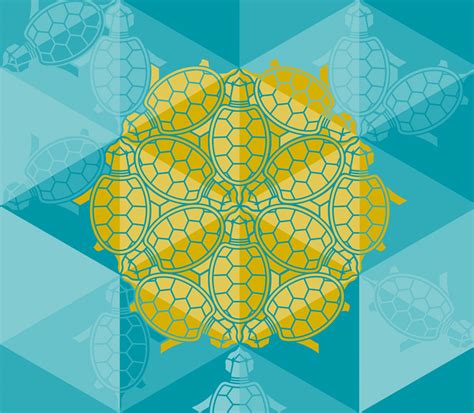 Tessellation Turtles Behance