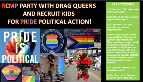 June 14 2023 Drag Queens Party At Rcmp Headquarters In Surrey Bc