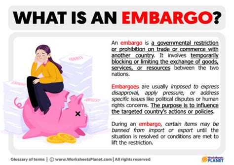 What Is An Embargo Definition Of Embargo