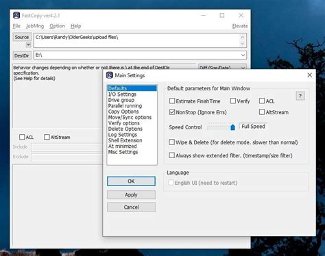 Fastcopy V5 4 2 The Fastest Copy Backup Software On Windows Randy And Deanna Mcelveen Posted