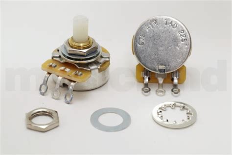 Cts Potentiometer 1m Log Pot Plastic Shaft Pots With Solder Lugs