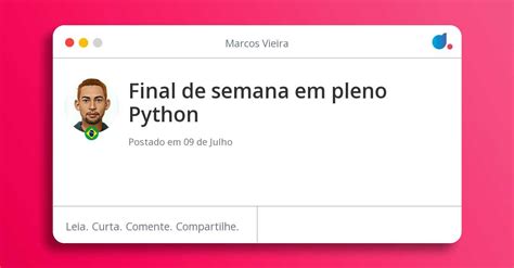 Final De Semana Em Pleno Python