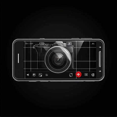 Smartphone Camera Interface Grid Viewfinder Premium Ai Generated Image Smartphone Camera Interface Grid Viewfinder Premium Ai Generated Image