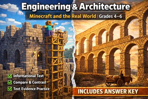 Engineering And Architecture Minecraft And The Real World Grades 46