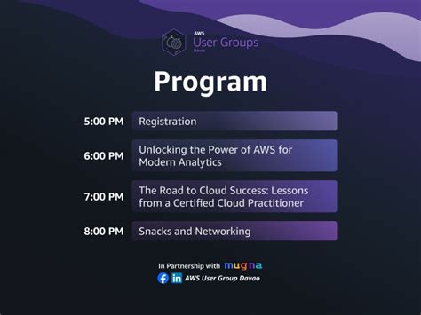 𝗖𝗵𝗲𝗰𝗸 𝗢𝘂𝘁 𝗢𝘂𝗿 𝗣𝗿𝗼𝗴𝗿𝗮𝗺 𝗙𝗹𝗼𝘄 Aws User Group Davao