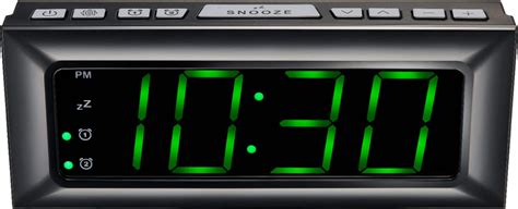 Best4ubuy Led Dynamic Display Programmable Message Clock Silver Home
