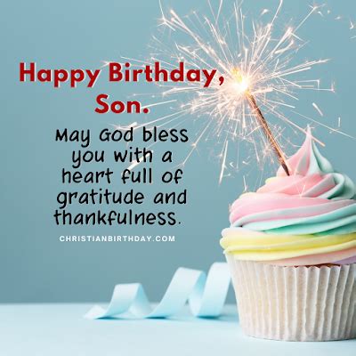 Christian Phrases Of Blessing And Joy To Say To My Son On His Birthday