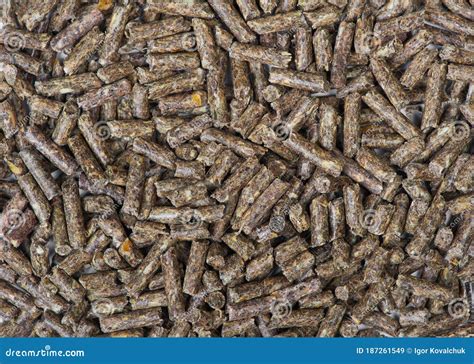 Lots Of Dry Grass Pellets Stock Image Image Of Crunchy 187261549