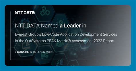 Ntt Data On Linkedin Ntt Data Named A Leader In Everest Groups Low Code Application