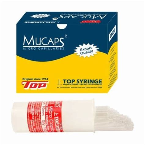 Glass Mucaps Micro Capillaries Tubes For Chemical Laboratory 100ml At
