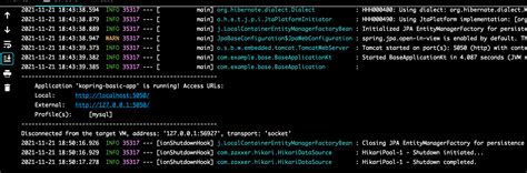 Kopring Mysql Database Connection