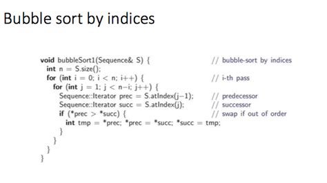 Solved Implement Bubblesort 1 And 2 You Will Need To