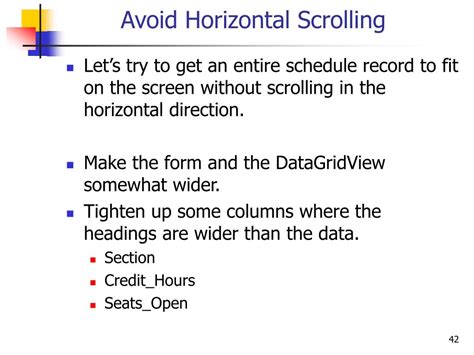 Ppt Using A Datagridview Powerpoint Presentation Free Download Id