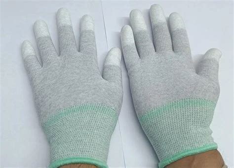 Gray Hosiery Esd Gloves Size Sml For Electrical Protection At