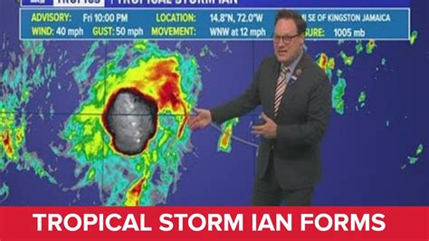Friday Night Tropical Storm Ian Update Moving Through Caribbean Youtube