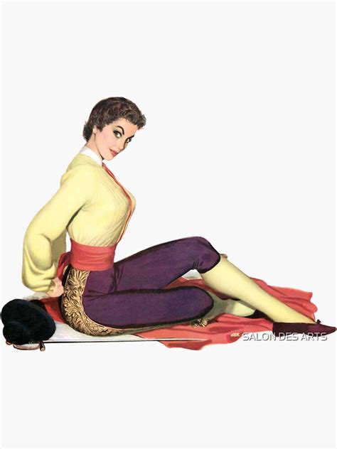 Spanish Pin Up S Sticker For Sale By PsycheSansAmour Redbubble