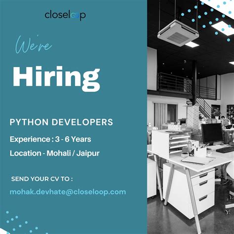 Mohak Devhate On Linkedin Pythondevelopers Python Django Hiring Opportunity Developer Share