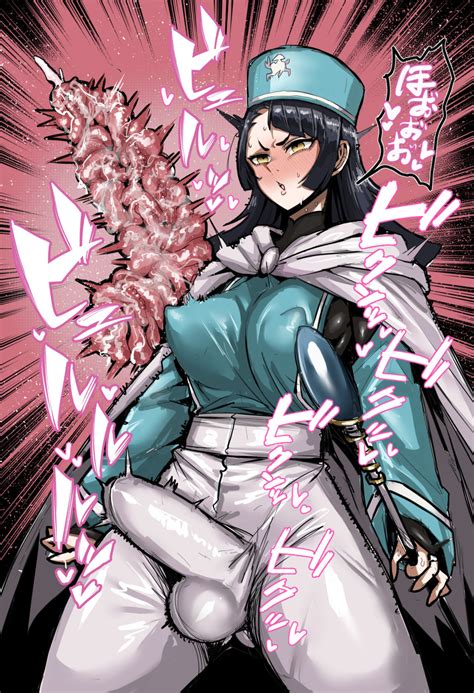 Rule 34 1futa 2d Big Breasts Big Penis Black Hair Blue Shirt Breasts