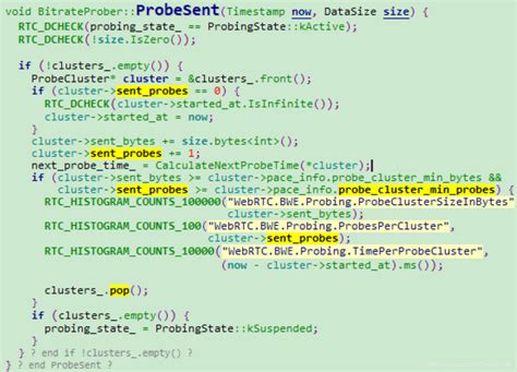 Webrtc Qos方法四3probe探测算法学习webrtc Probe Csdn博客