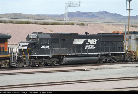 A Ns Standard Cab Sd70 Departing Barstow Yard