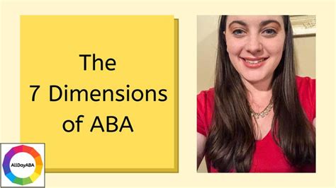 The 7 Dimensions Of Aba Seven Dimensions Of Applied Behavior Analysis Youtube Applied