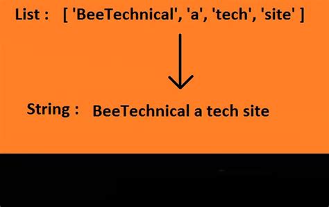 Python Inbuilt Methods Convert List To String Easily 2022