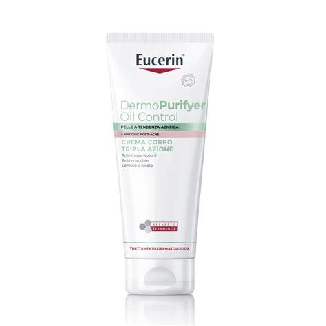 Eucerin Dermopurifyer Oil Control Triple Action Body Cream 200 Ml
