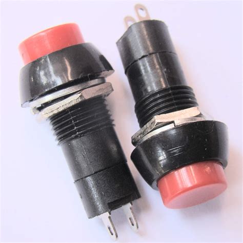 Large Panel Mount Momentary Tactile Push Button Switch Hacktronics