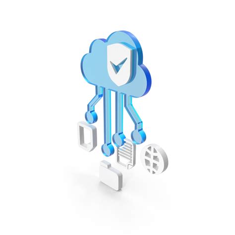 Tick Shield Cloud File Folder Share 3d объект 2500396587 Shutterstock